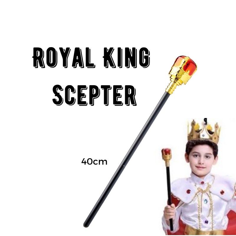 [SG Stock] King Royal Scepter Staff Medieval Prince Halloween ...