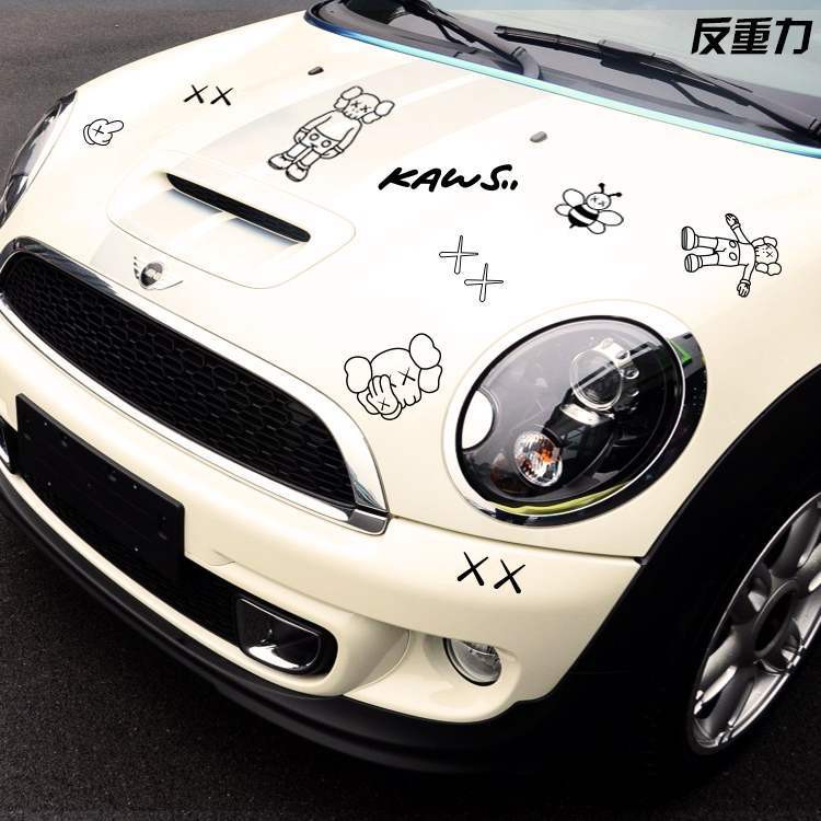 Buy 10 Pieces Get Free, Ahhaha, kaws Sesame Street XX Eye Car Stickers ...