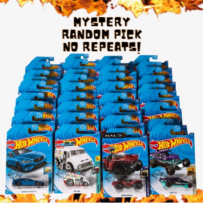 AUTHENTIC Random Mystery Hotwheels Children Toy Car (Random Pick, No ...