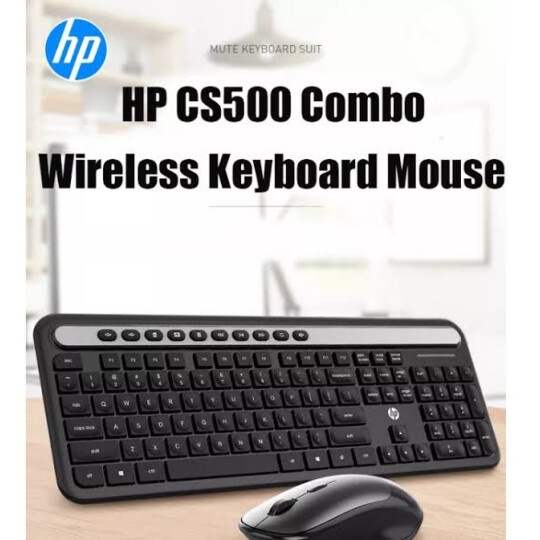 HP CS500 Ergonomic Design, Ultra-thin 2.4Ghz Wireless Waterproof and ...