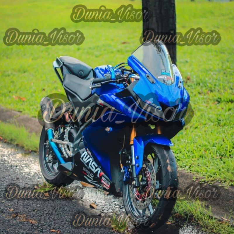 Windshield R15 V3 FULL JENNG + RUBBER SLIST. Visor R15 V3 JENNG. Yamaha ...