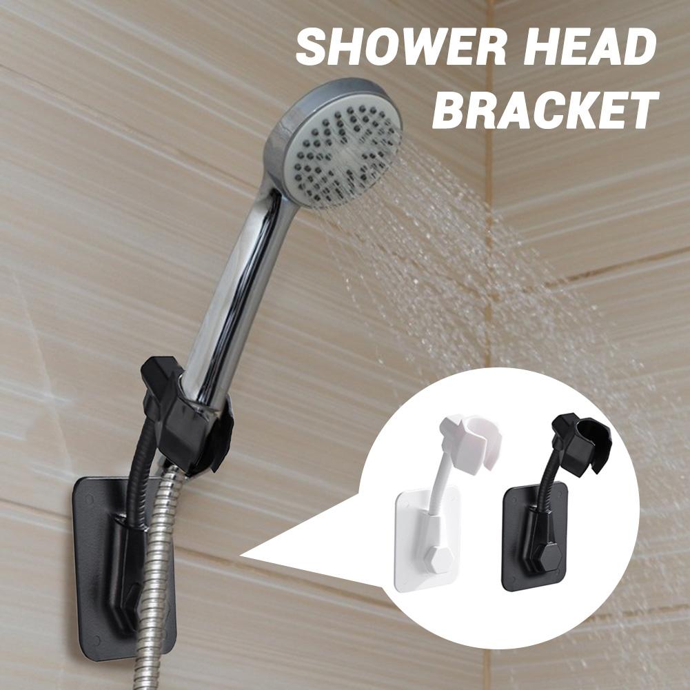 360° Rotatable Shower Head Holder,Wall Mounted Adhesive Shower Head ...