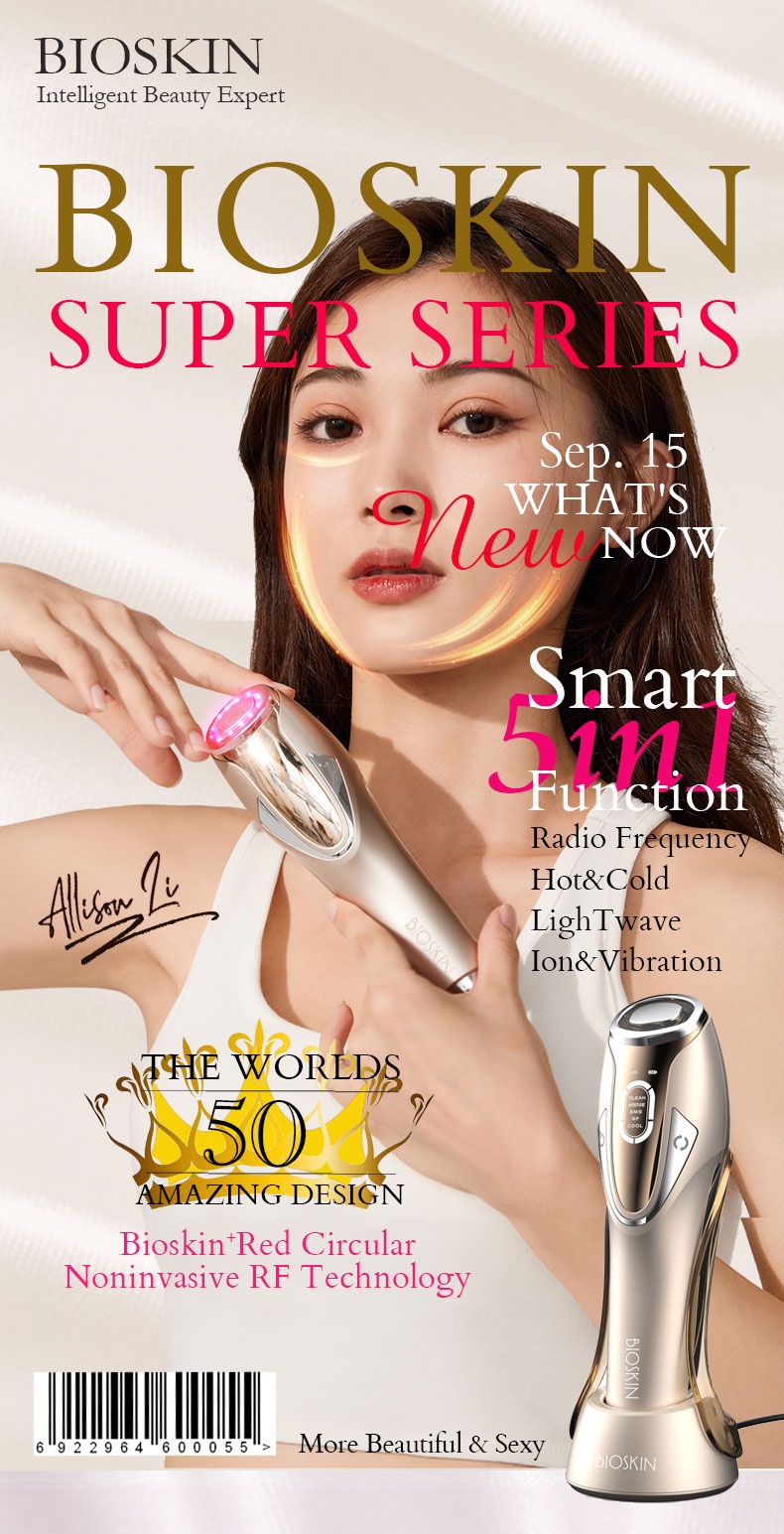 BIOSKIN Smart RF Beauty Device EMS Face Lifting Facial Mesotherapy ...
