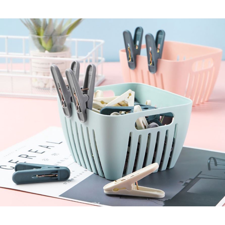 Laundry Clip Non-slip Windproof Plastic Clothes Pegs multi-purpose 24 ...