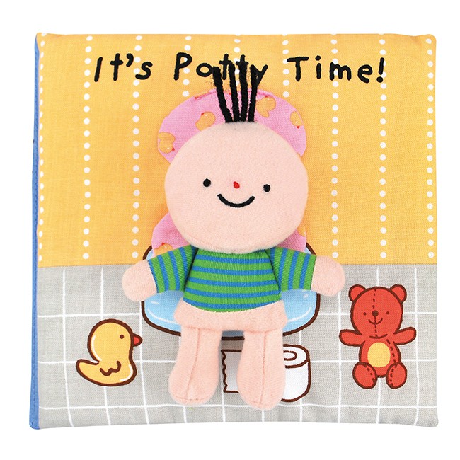 Playable [Hong Kong Ks Kids Kids] Learning Cloth Book-Poop Time Is Here ...