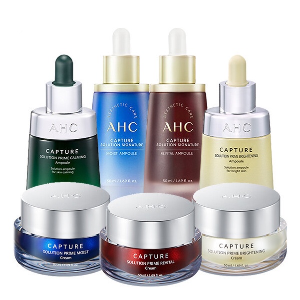 【AHC】Capture Solution Prime Ampoule or Cream 50ml (Choose 1 of 6 types) | Shopee Singapore