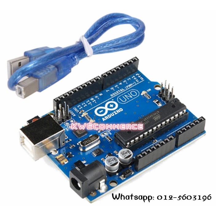 Arduino Uno R3 Microcontroller Board (Free Arduino USB Cable) | Shopee Singapore