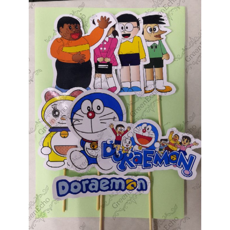 doraemon cake topper (1set) | Shopee Singapore