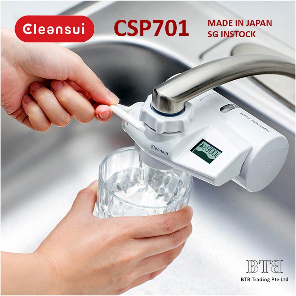 CLEANSUI CSP701 Faucet-Mounted LCD Faucet Purifier/Water Filter MADE IN ...