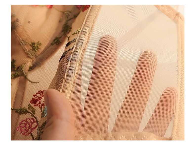 Woman Bra French Sexy Lace Fishbone Bra Embroidery Body Sculpting ...