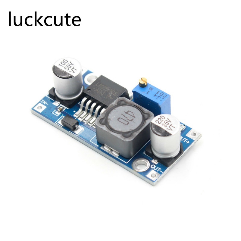 1Pcs lm2596 LM2596S DC-DC 3-40V adjustable step-down power Supply module Voltage regulator 3A ...