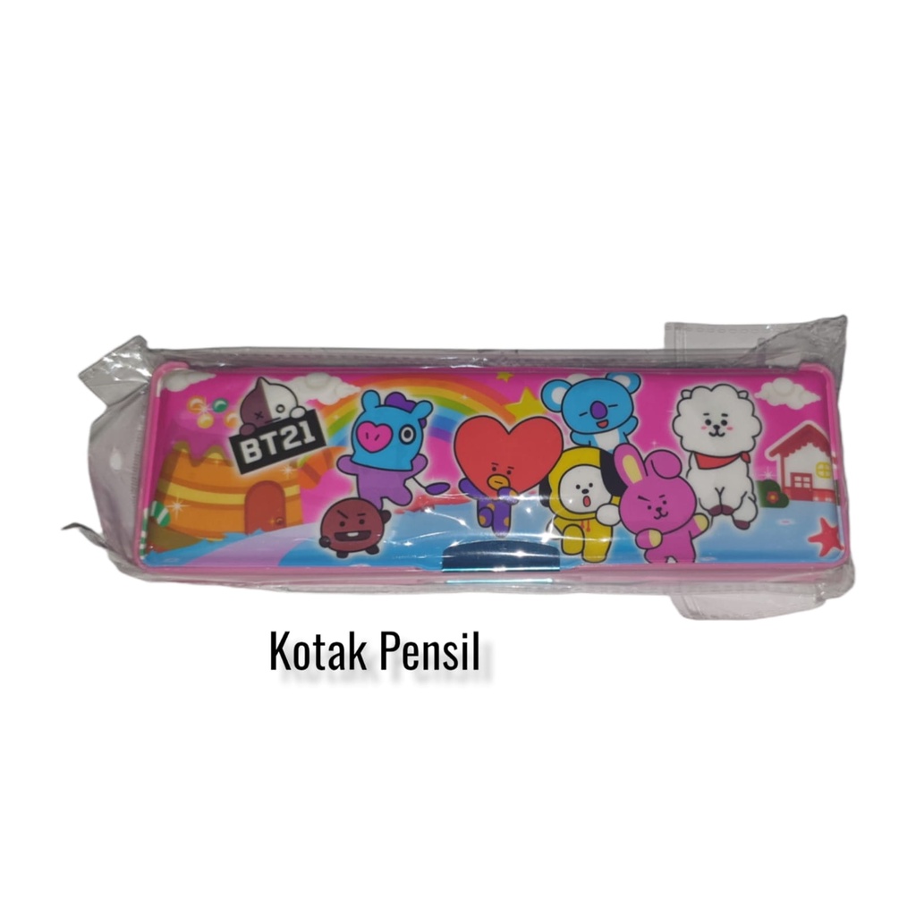 Character Pencil Case BT21 Magnetic Pencil Box | Shopee Singapore