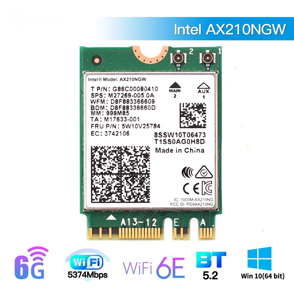 Intel AX200 9260NGW 8260NGW wifi Card for M2/ngff slot | Shopee Singapore