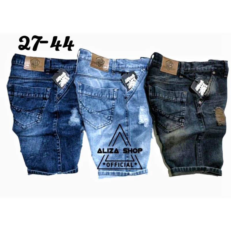 BIGSIZE MEN'S SKINNY DISTRO RIP JEANS SHORTS/MEN'S JUMBO RIP DENIM ...