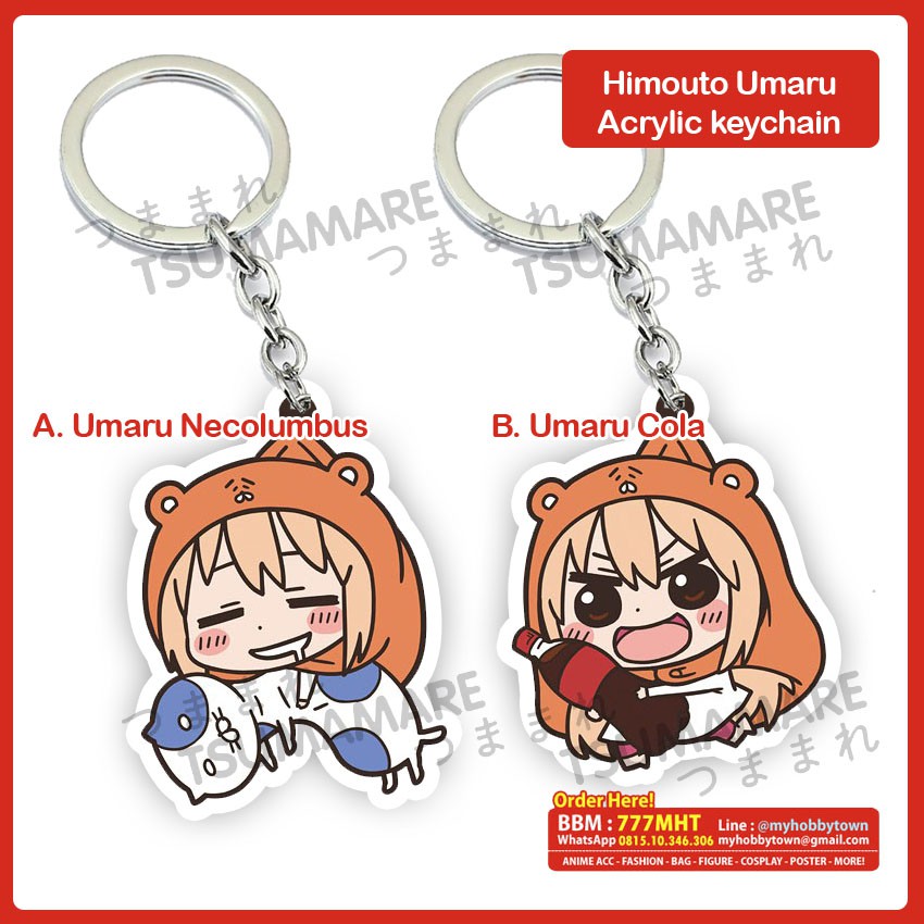 GANTUNGAN Himouto Umaru-chan Anime Acrylic Keychain (unit) | Shopee ...