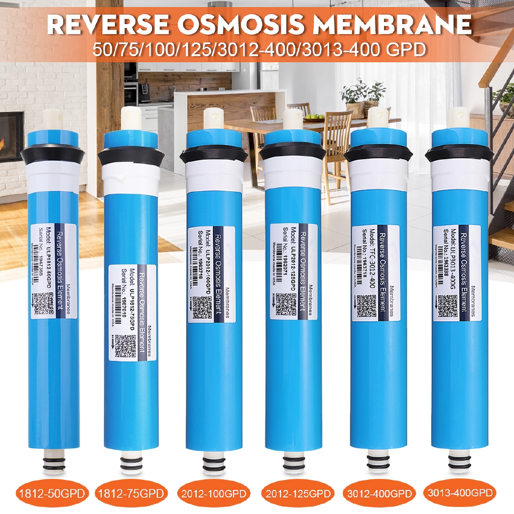 Blue Reverse Osmosis RO Membrane Water Filter 50/75/100/125/400GPD ...