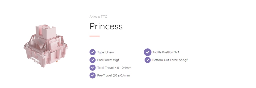 AKKO X TTC - 10pcs (Princess Switch & Demon Switch) | Shopee Singapore