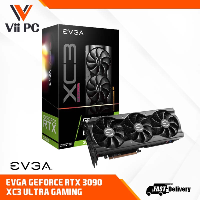 EVGA GeForce RTX 3090 XC3 ULTRA GAMING, 24G-P5-3975-KR, 24GB GDDR6X ...