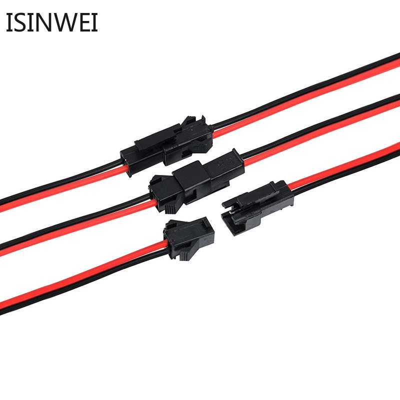 10Pairs 20cm SM2.54 2Pin Plug Male to Female Wire Connector | Shopee Singapore