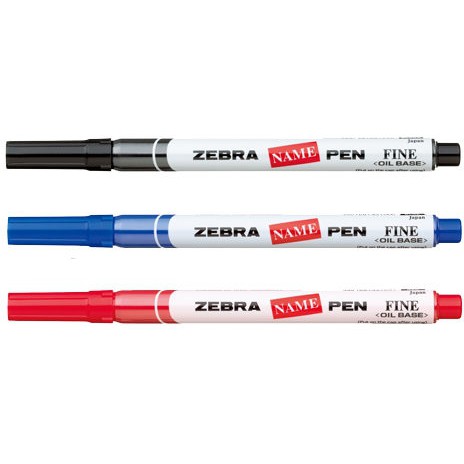 Zebra 100 Permanent Name Pen Fine Tip | Shopee Singapore