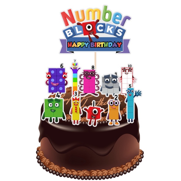 Number Blocks Cake Topper | Shopee Singapore