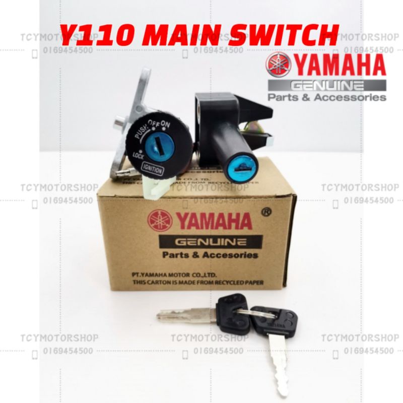 Complete Set of Yamaha Y100 / Y110 Main Switches (Key Housing) | Shopee ...