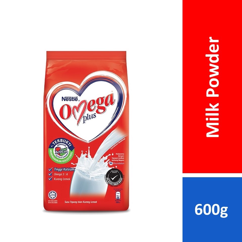 Nestle Omega Plus Milk Powder (600g) | Shopee Singapore