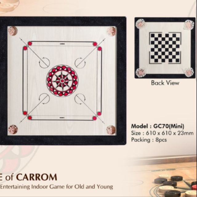 Mini Carrom Board GC70 | Shopee Singapore