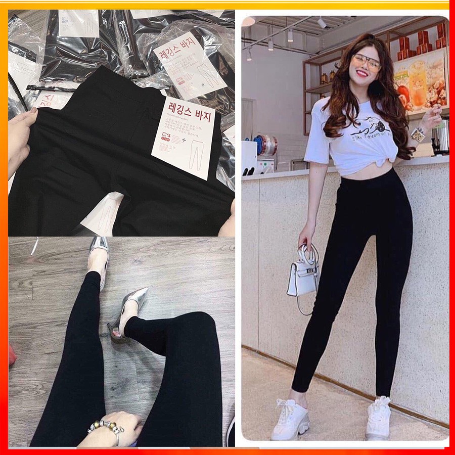 Korean Leggings (BEAUTIFUL PRODUCT) Flattering, Super High Waist Belly ...
