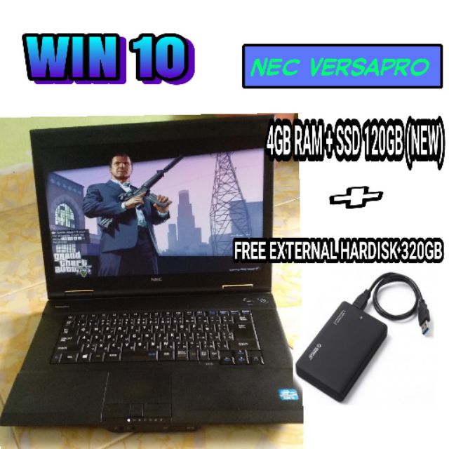 LAPTOP SUPER FAST,SESUAI EDITING,BAJET GAMING NEC VERSAPRO CORE i5 4th ...