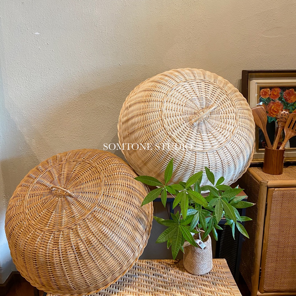 Grade A Balinese Natural Beige Rattan Food Cover / Tudung Saji Rotan ...
