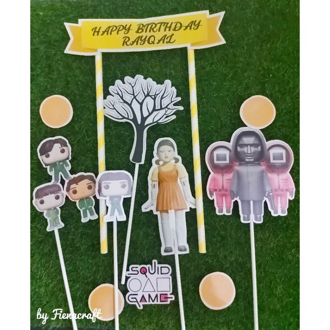 Squid Game Gangs Topper Cake | Shopee Singapore