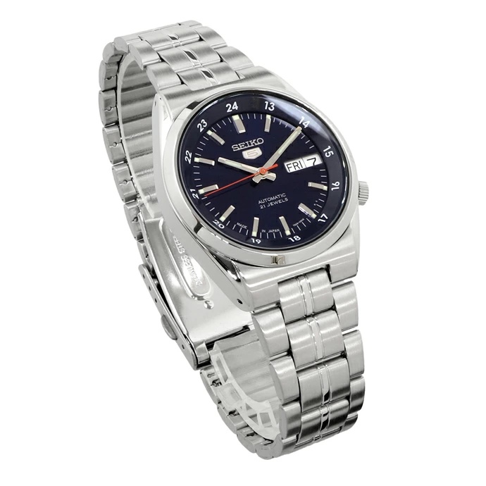 [Time Cruze] Seiko 5 SNK563J1 Automatic Japan Made Stainless Steel Blue ...