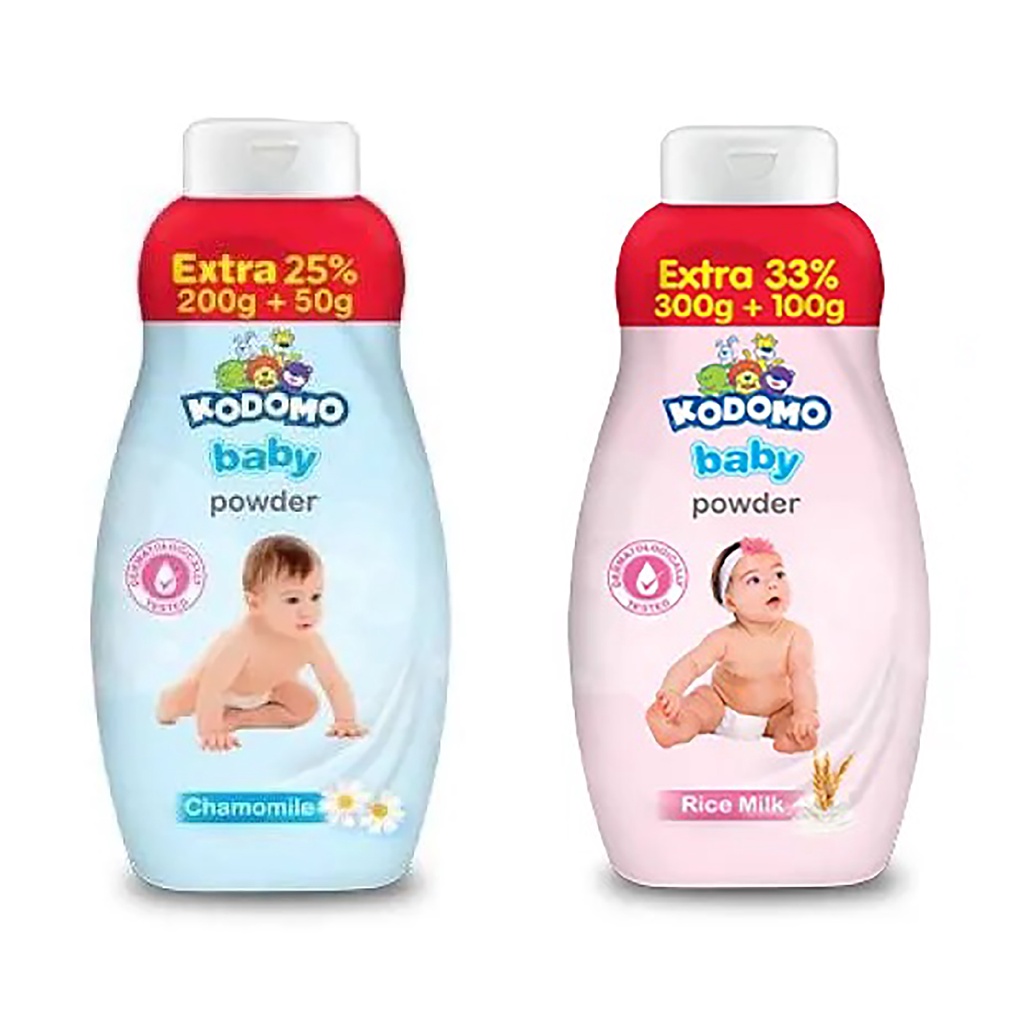 Kodomo Baby Powder Extra 25% 250+50g | Shopee Singapore