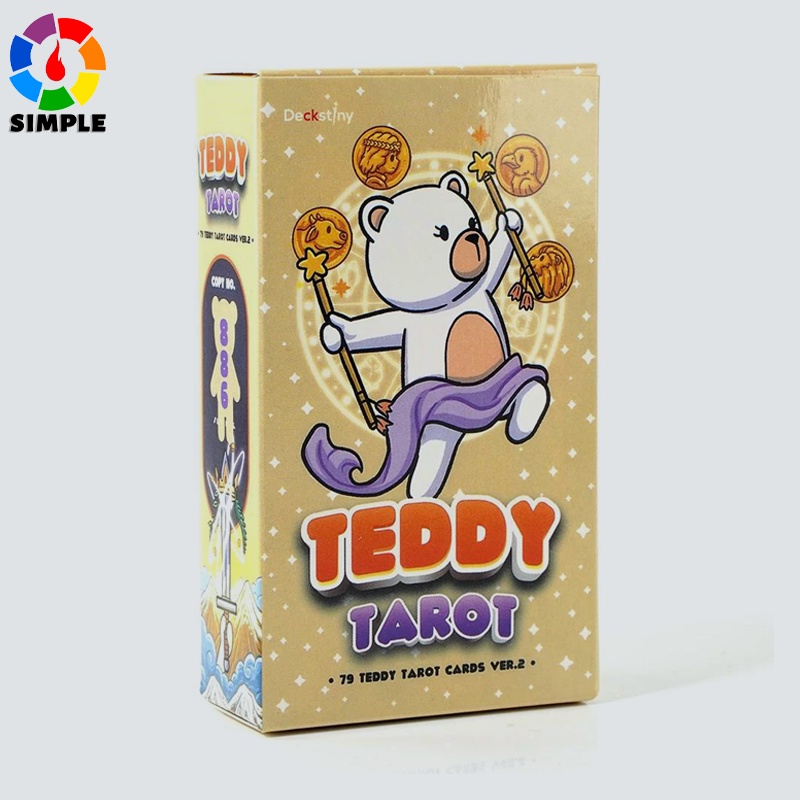 Teddy Tarot Decks 78 Card Tarot Deck | Shopee Singapore