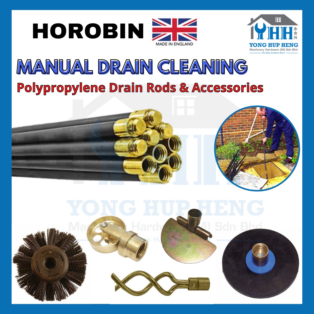 HOROBIN Sewage Cleaning Rod and Accessories / Drain Plungers Cleaners ...