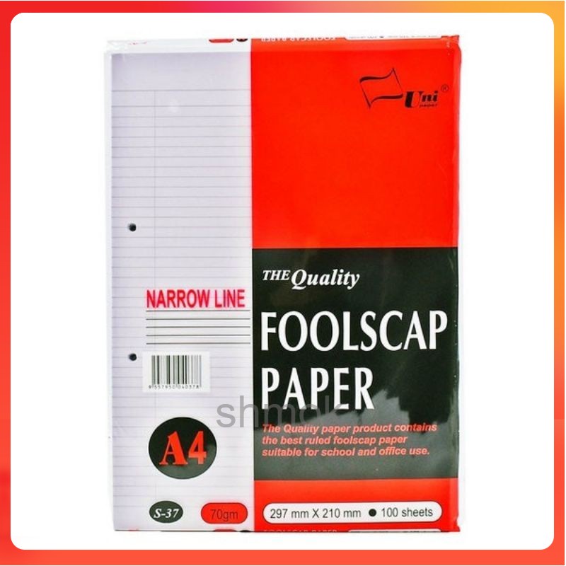 UNI FOOLSCRAP A4 PAPER | Shopee Singapore