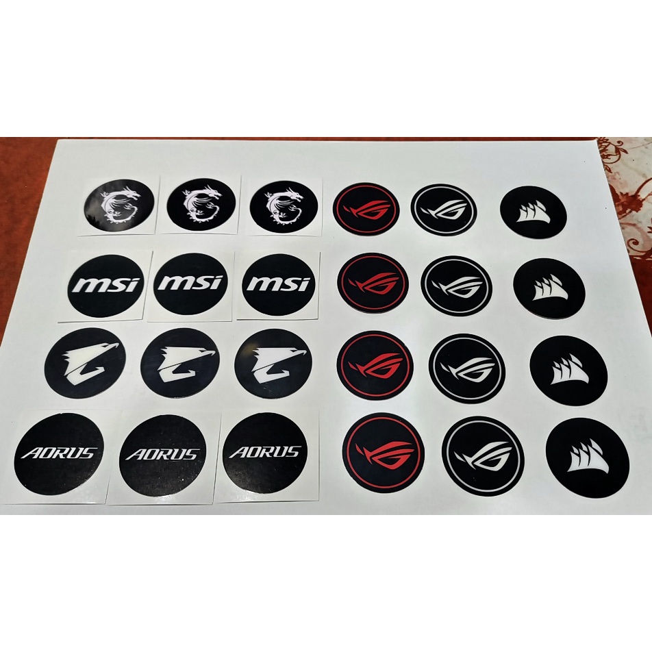 PC 3.5CM Fan decoration sticker | Shopee Singapore