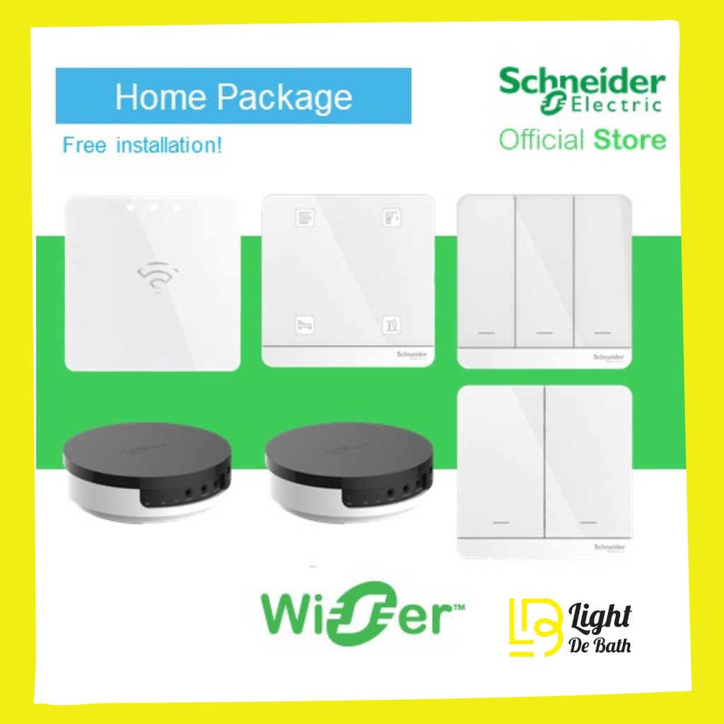 Schneider Electric Wiser (Smart Home System)- Home Package (with ...