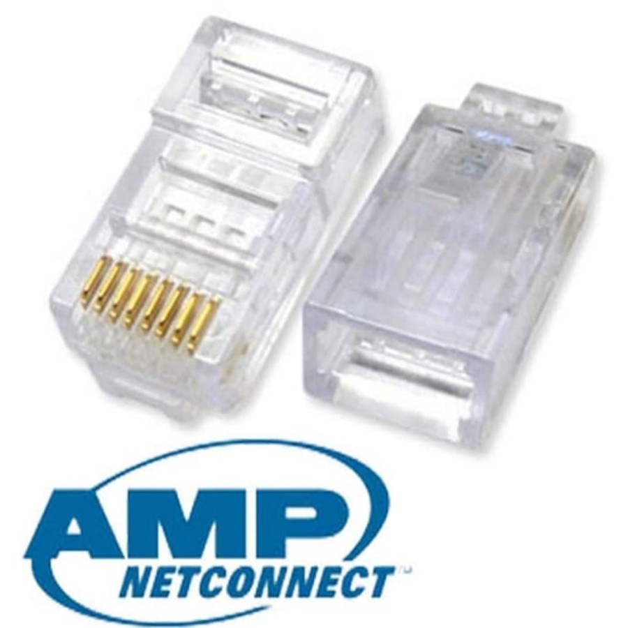 Rj45 Cat5 AMP Connector Original RJ45 AMP Cat5 Connector Retail ...