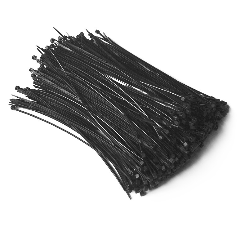 100pcs Self-Locking Network Nylon Plastic Cable Wire Wrap Cable Loop ...