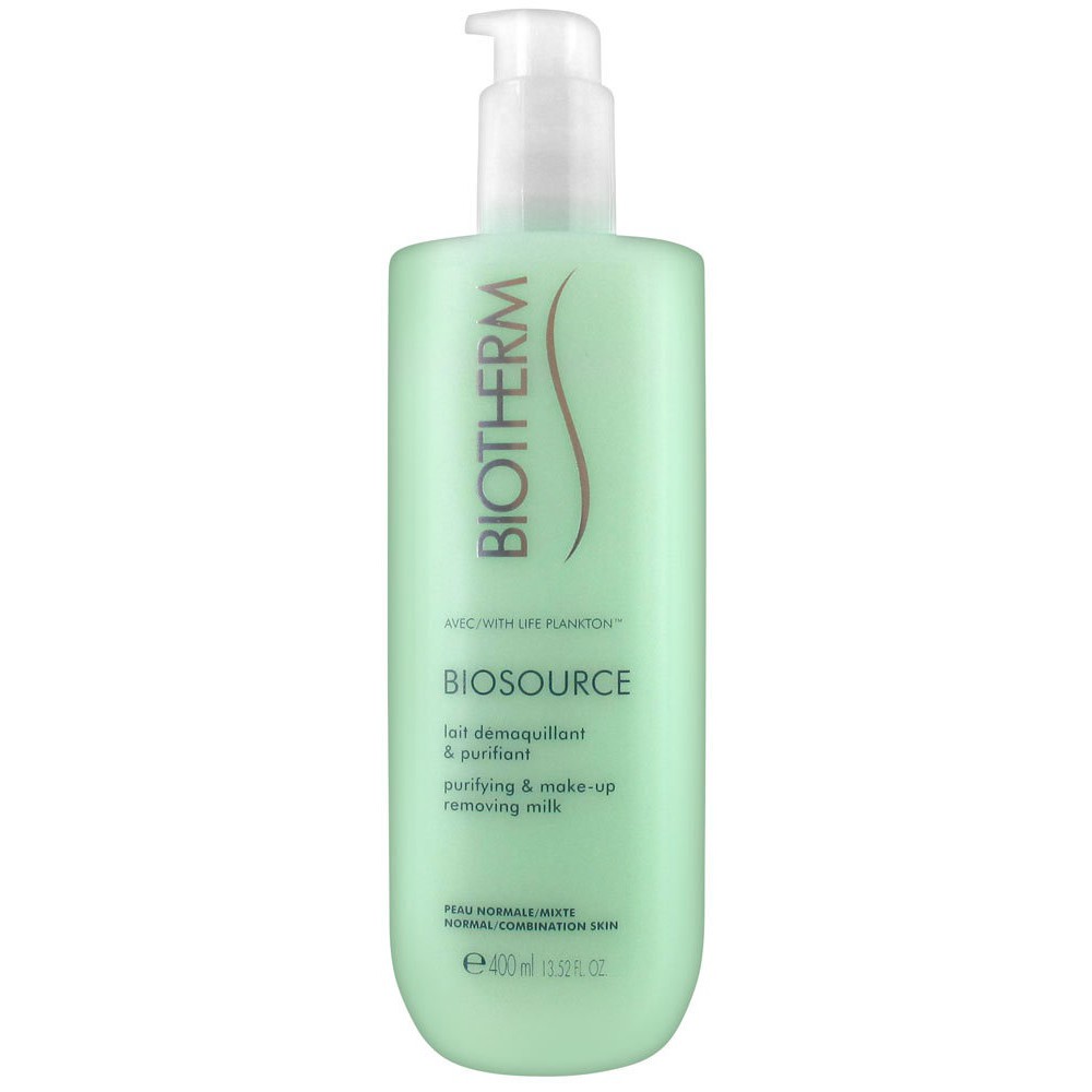 Biotherm Biosource Purifying & Make-up Removing Milk 400ml | Shopee ...