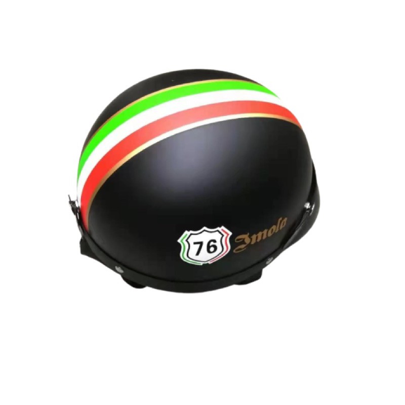HELMET HALF CUT 76 SMOLA MATTE BLACK HELMET SEPARUH 1/2 | Shopee Singapore