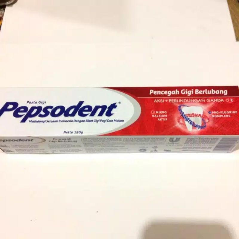 PUTIH Large Pepsodent 190 gr 190gr - Jumbo Pepsodent Original White ...