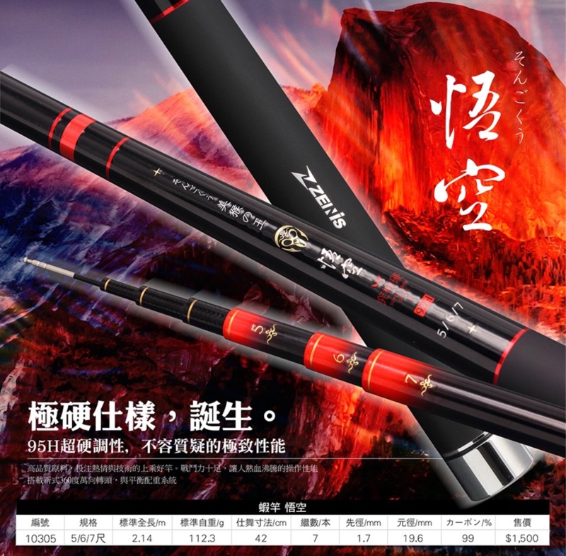 Tsurumoto Fishing Tackle Has Rised Eastern District Zenis Wukong 5/6/7 ...
