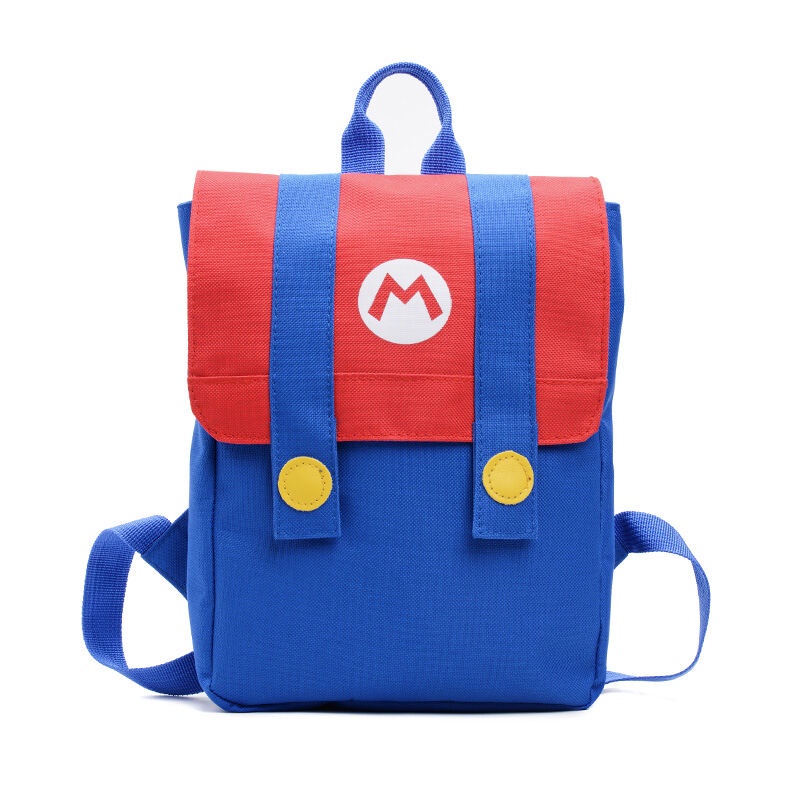Super Mario Bros Backpack Kids Bag Mario Bros Luigi Yoshi Princess ...