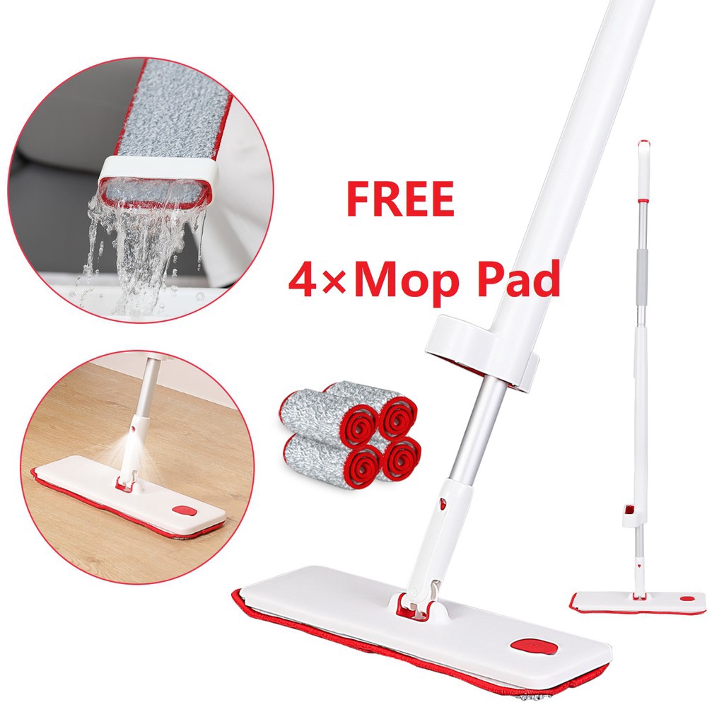 BOOMJOY 2020 NEW Self-Wringing Spray Mop for Floor Cleaning Easy Magic ...