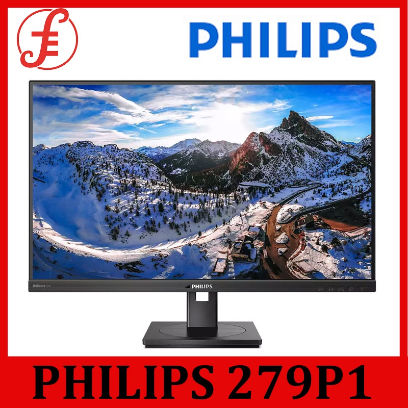 PHILIPS 279P1/69 27 inch 3840 x 2160 (4K UHD) Monitor with USB-C Dock | Shopee Singapore