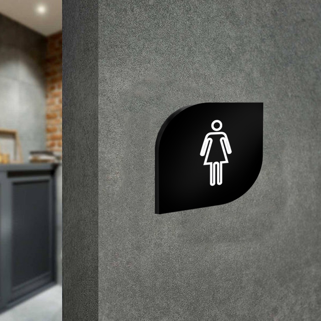 Modern WIFI sign / DOOR SIGN / Signage Toilet Restroom / Papan tanda ...