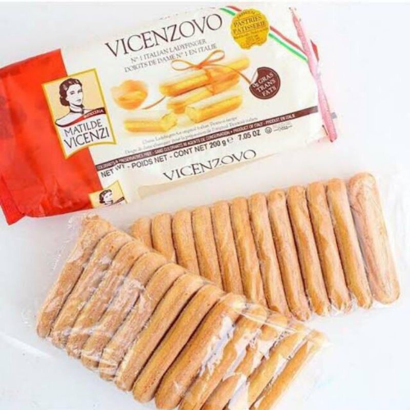 Tiramisu Biscuit/Biscuit/Lady Finger Vicenzovo 200 gr | Shopee Singapore